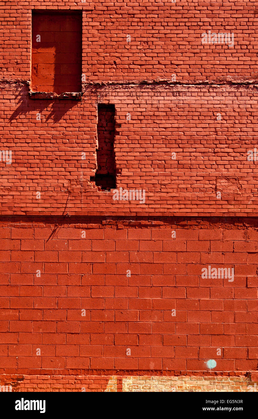 Red brick wall in the sunlight Stock Photo - Alamy