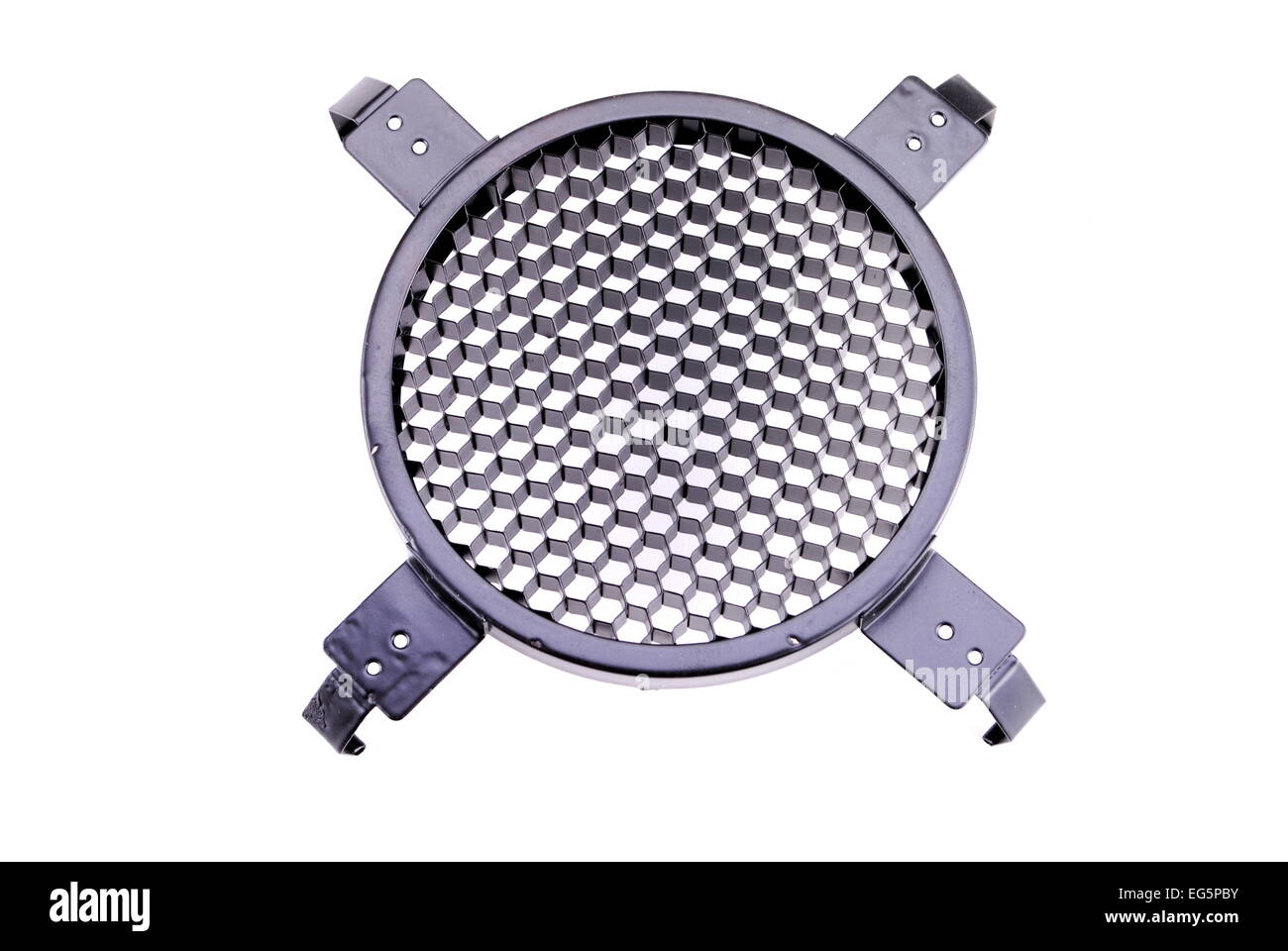 Honeycomb Grid for studio lighting, on white background Stock Photo - Alamy