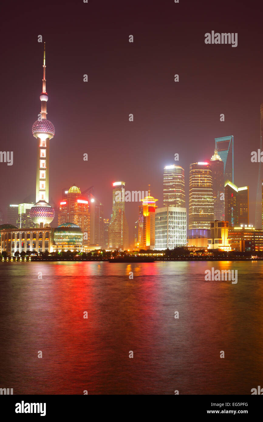 Shanghai, china night sky hi-res stock photography and images - Alamy