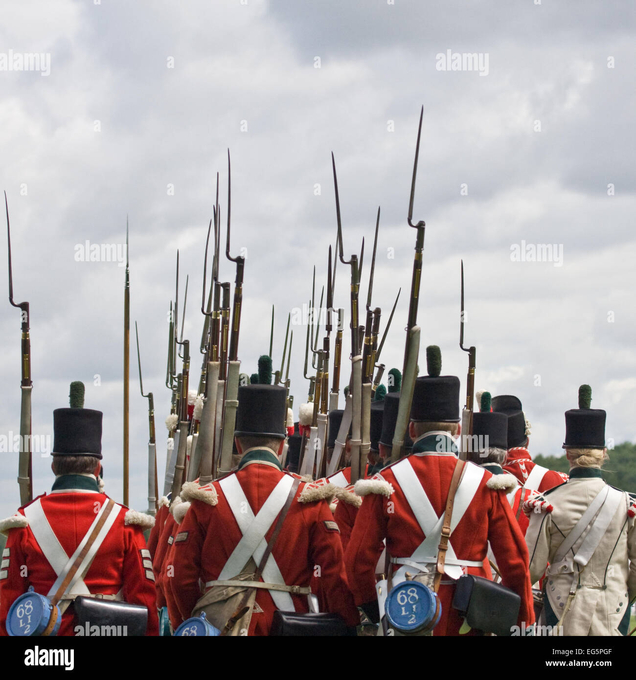 British redcoats 1815 hi-res stock photography and images - Alamy