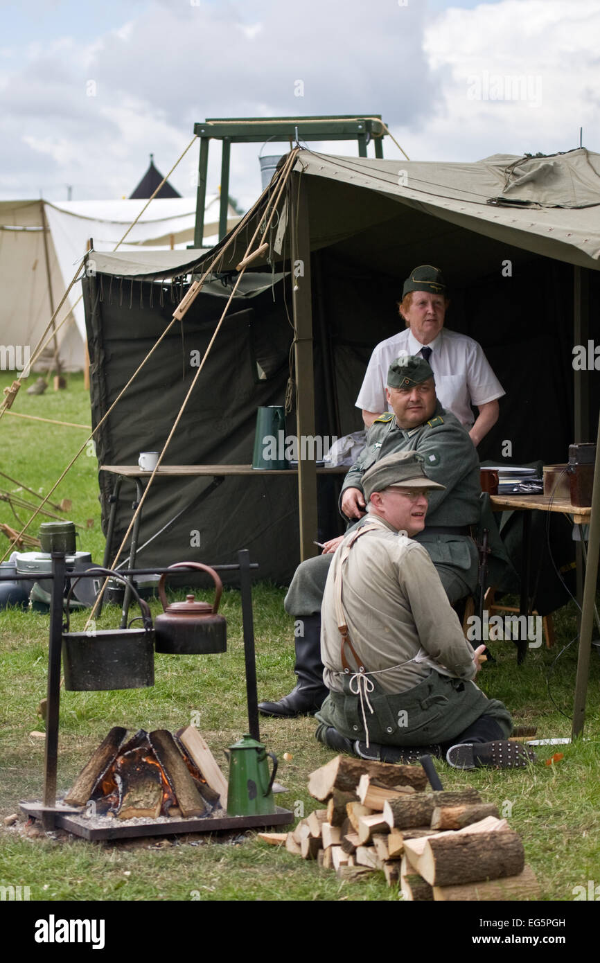 Wehrmacht Infantry in camp Stock Photo - Alamy