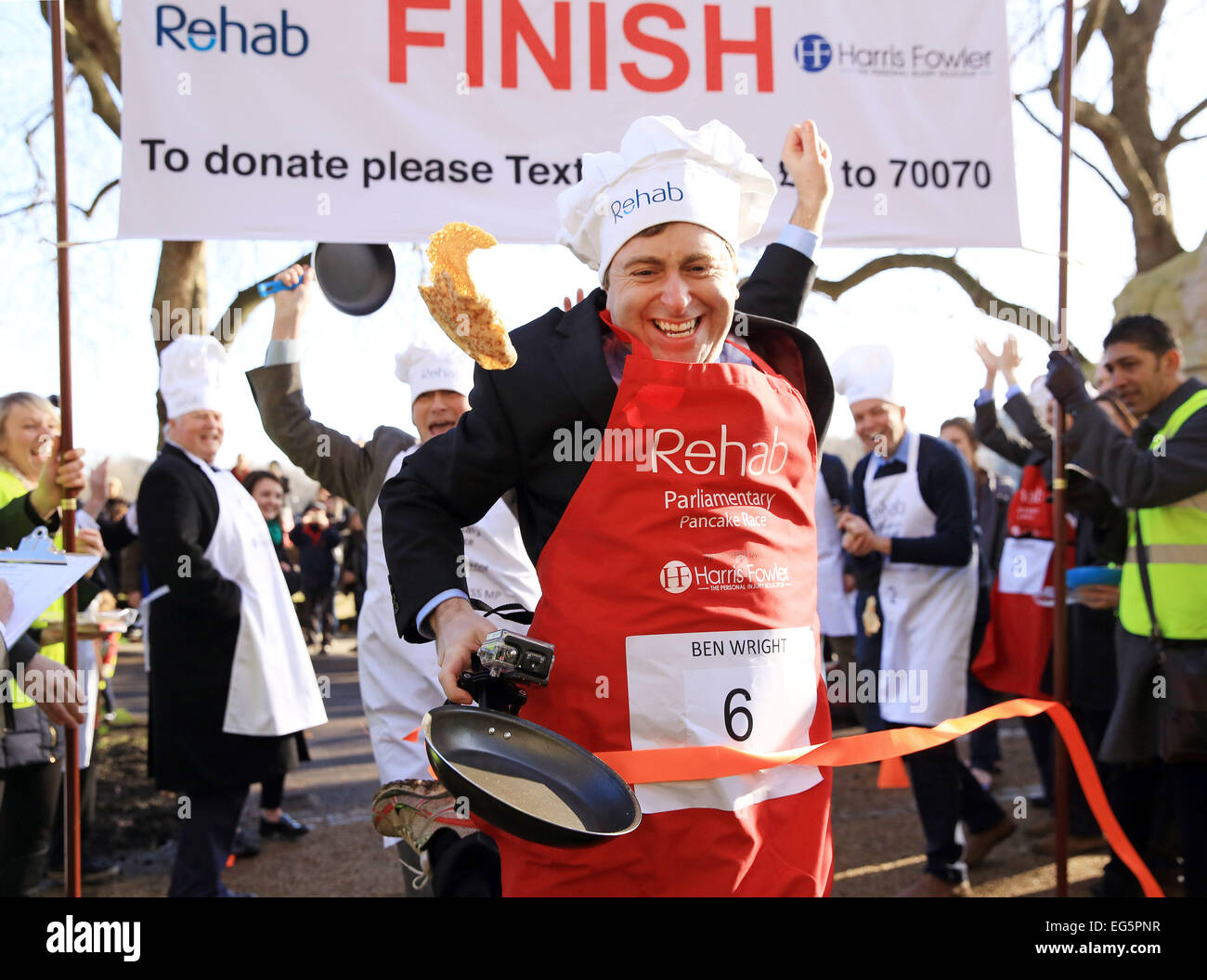 London, UK. 17th February, 2015. The Fastest Flippers of them All ...