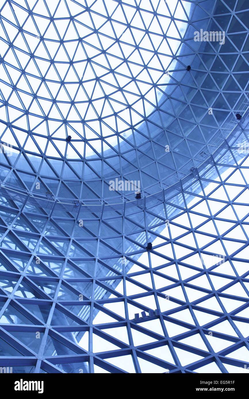 Geometric ceiling - abstract architectural background Stock Photo - Alamy