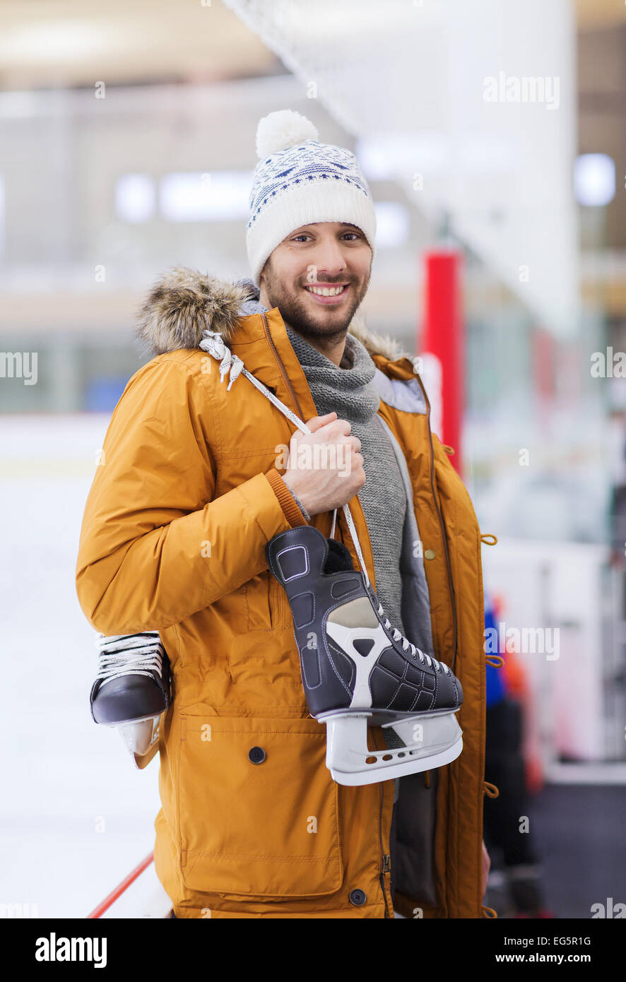 Man with skates hi-res stock photography and images - Alamy