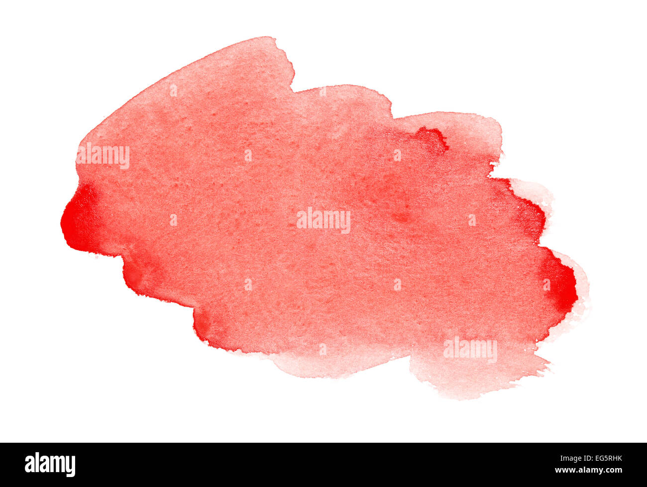 Red watercolor brush strokes - space for your own text Stock Photo - Alamy