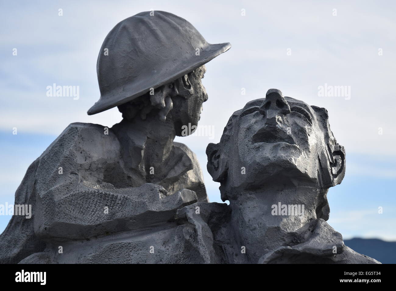 "After Work" statue detail Stock Photo - Alamy