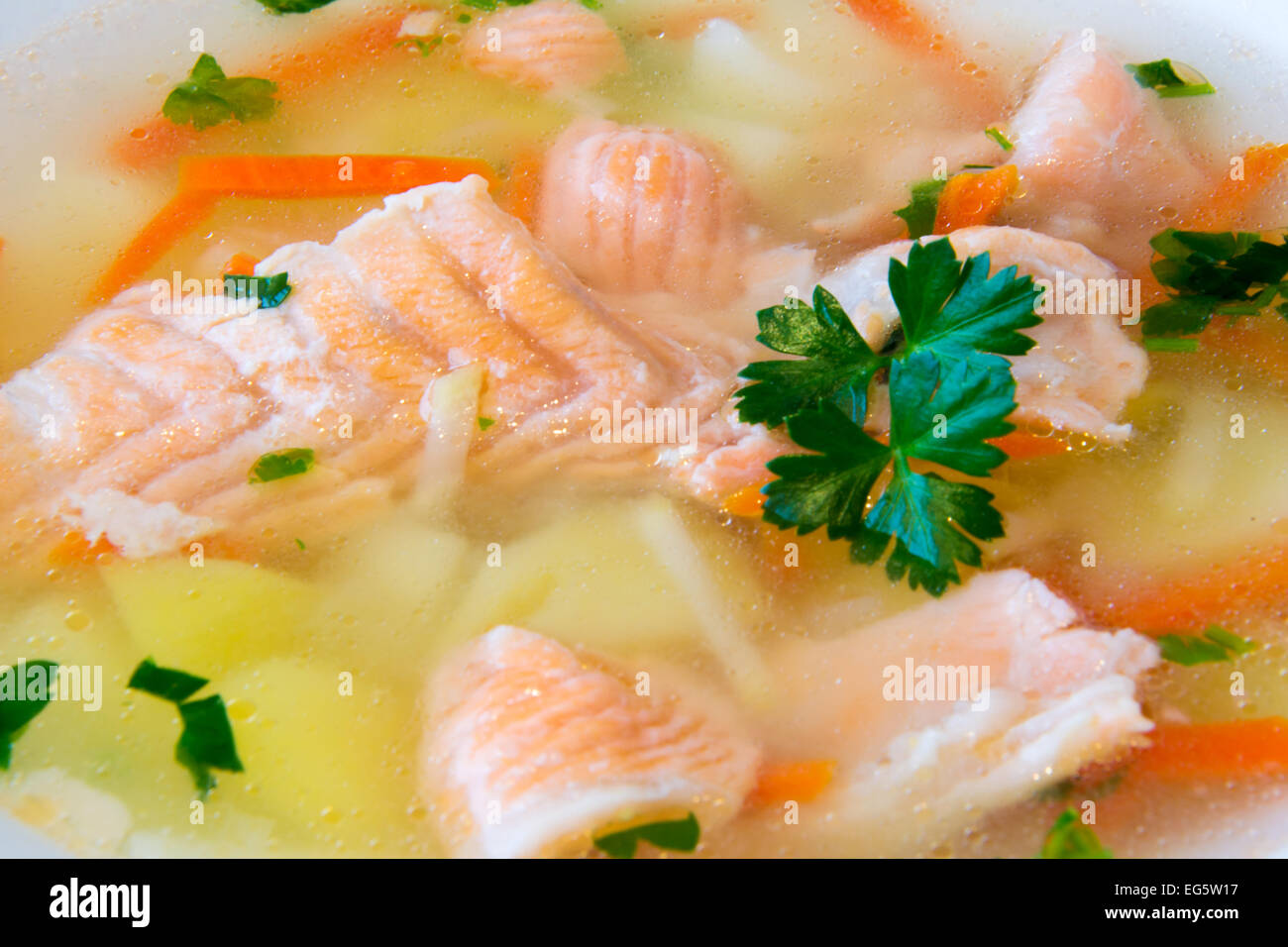Eating fish soup hi-res stock photography and images - Alamy