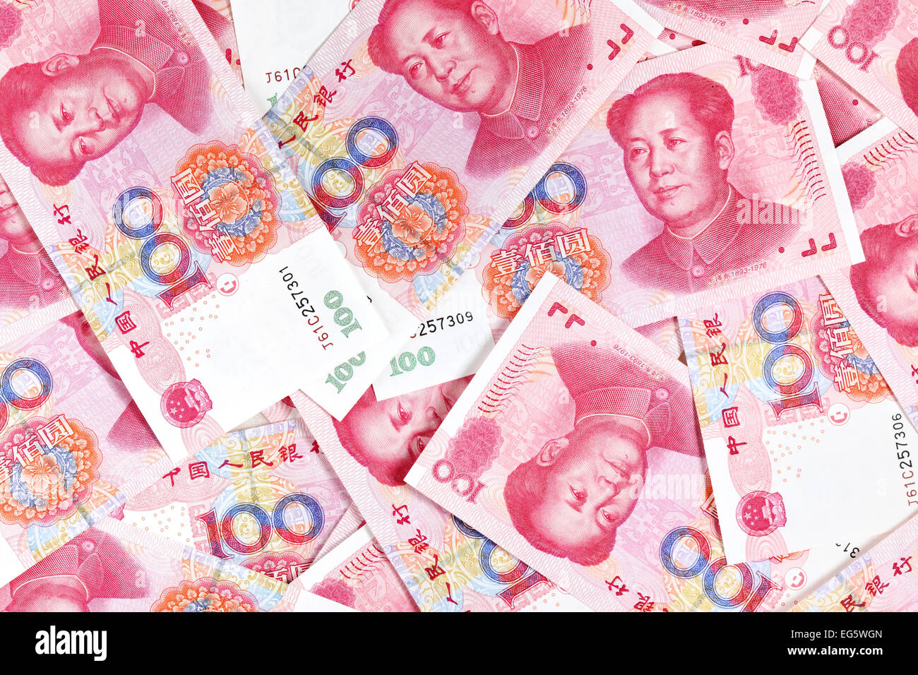 100 yuan bills hi-res stock photography and images - Alamy