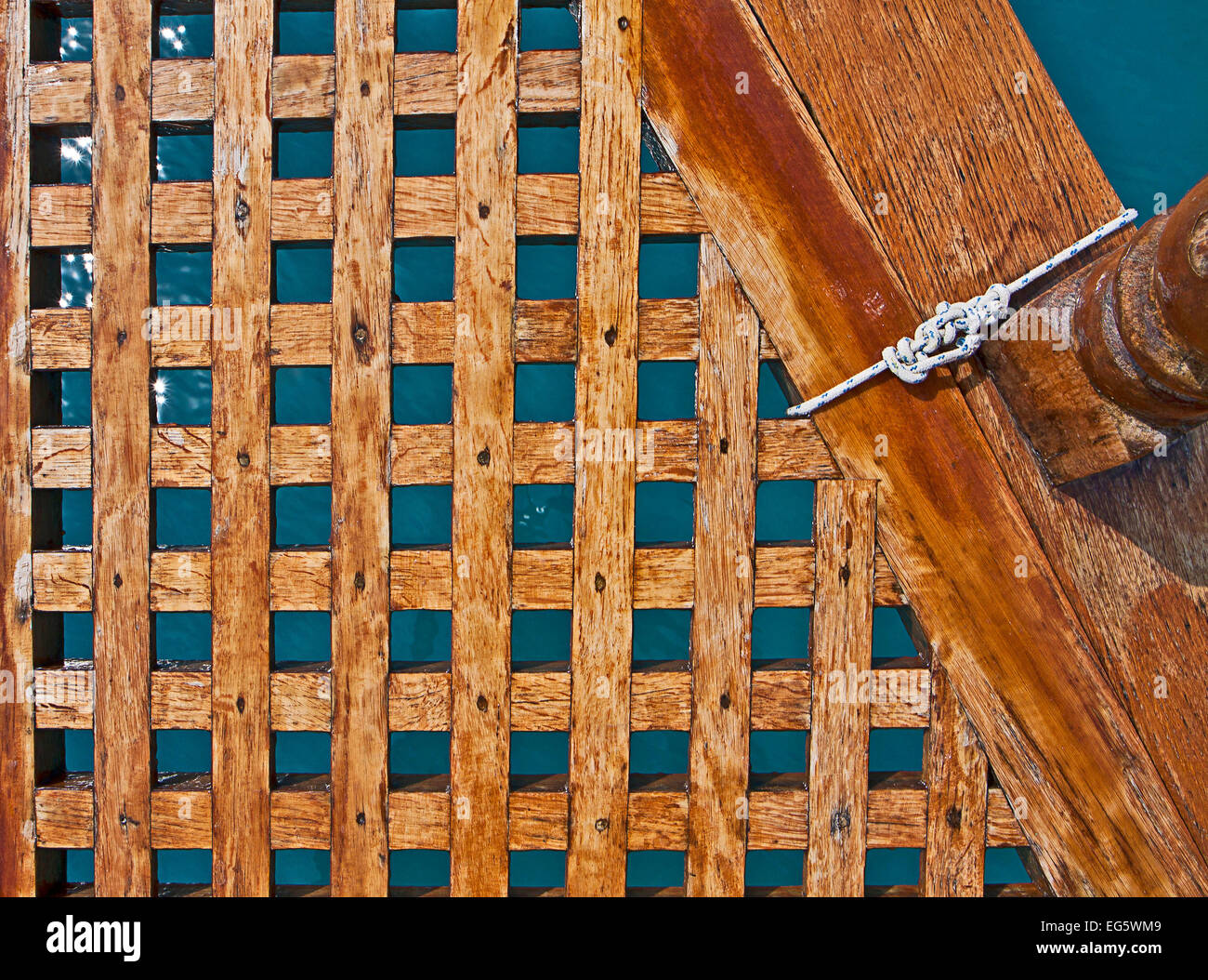 Checker wooden texture of a vintage sailing ship deck Stock Photo - Alamy