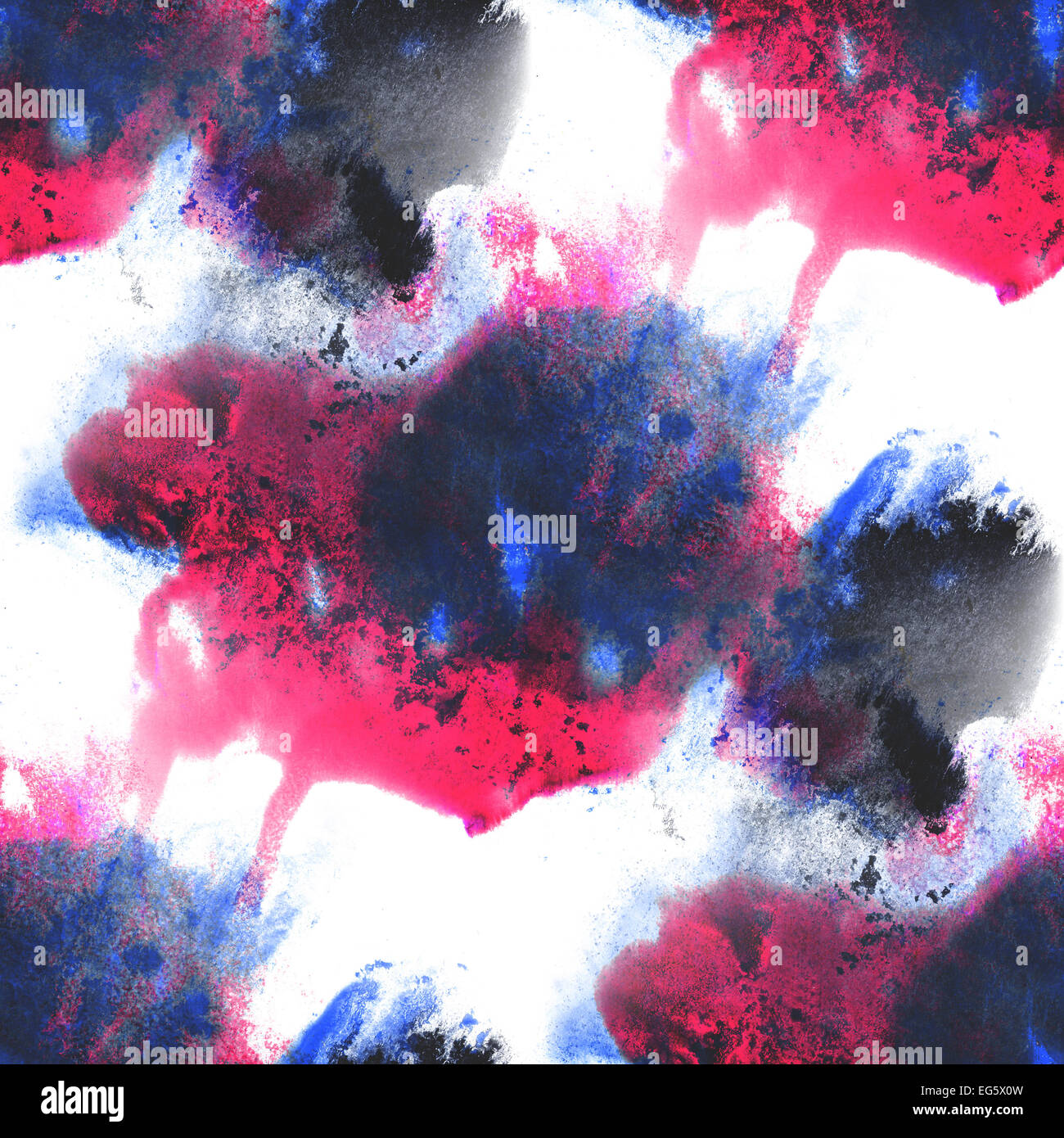 art blue, red hand paint background seamless watercolor wallpap Stock ...