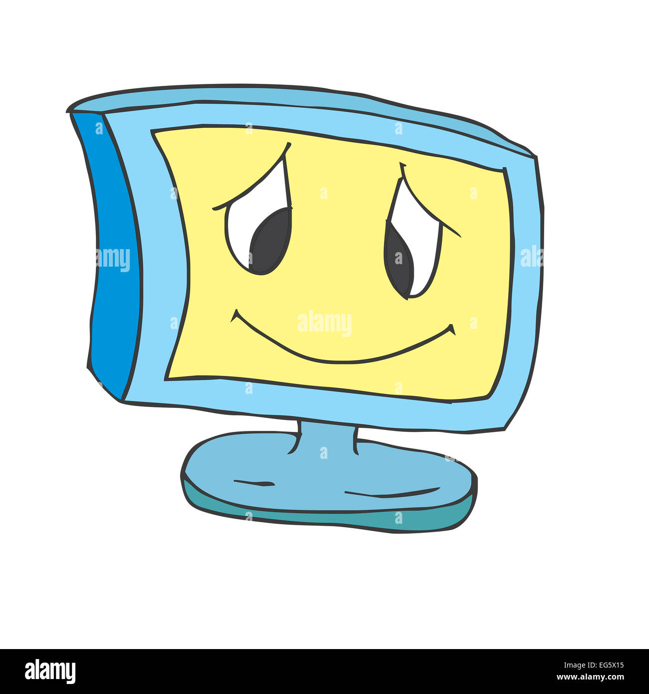 Silver computer monitor vector hi-res stock photography and images - Alamy