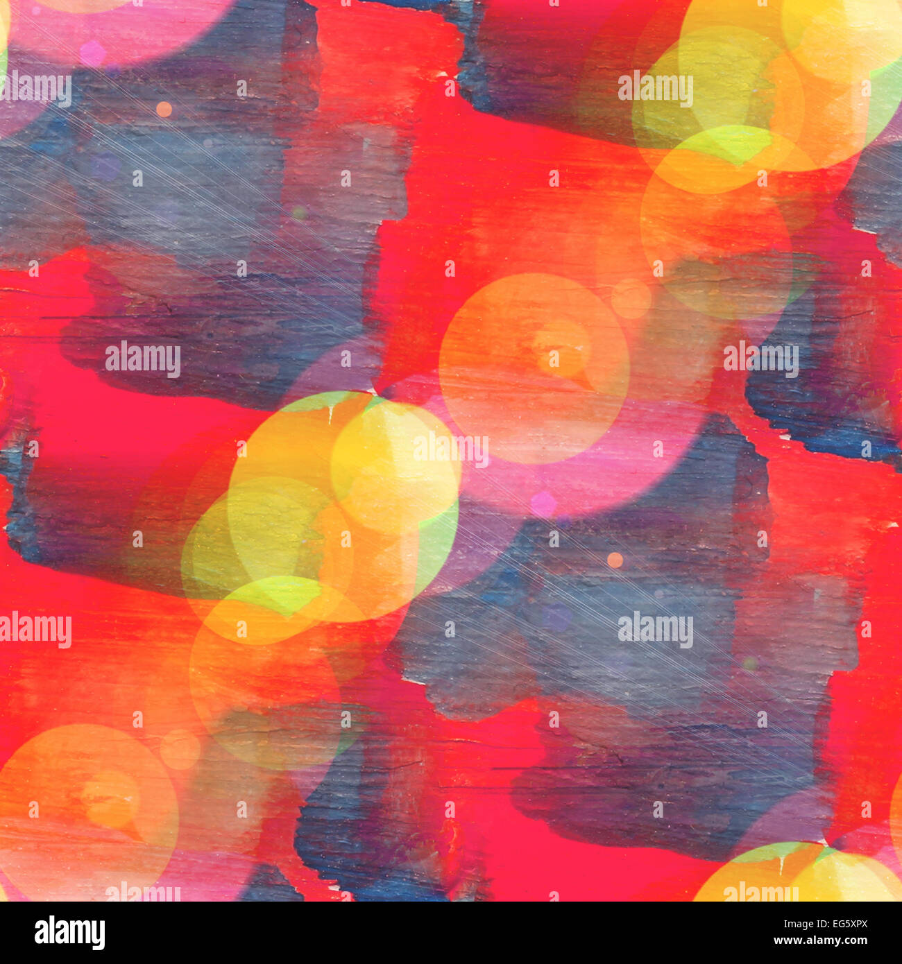 bokeh seamless art orange blue square watercolor Stock Photo - Alamy