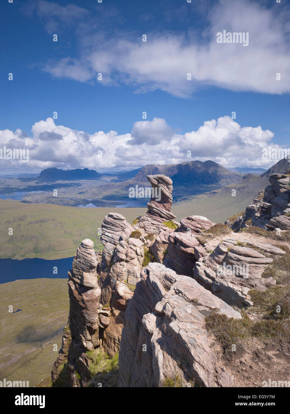 Torridonian sandstone mountains hi-res stock photography and images - Alamy