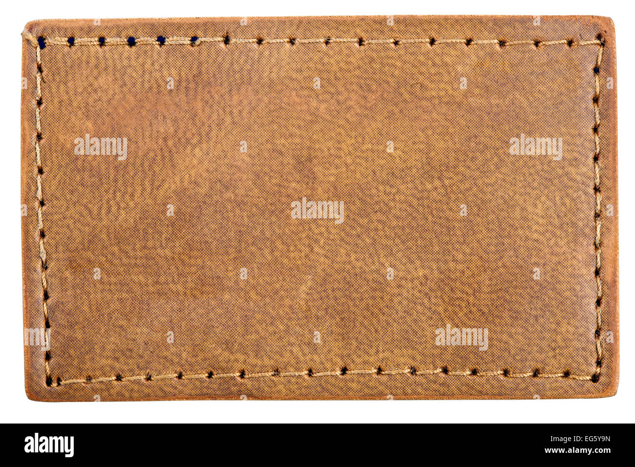Blank jeans label isolated on white background Stock Photo - Alamy
