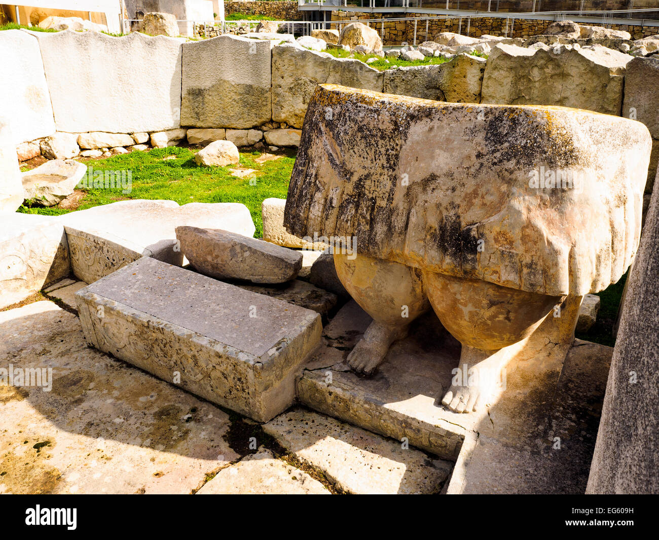 Reproduction of Mother Earth statue at the archaeological complex of ...