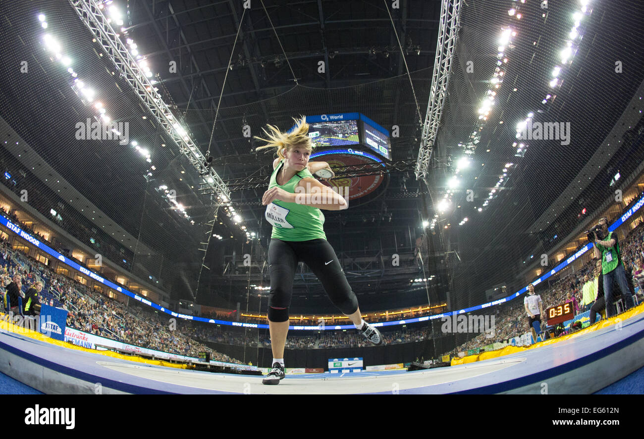 Berlin, Germany. 14th Feb, 2015. Nadine Mueller of Germany in the ...