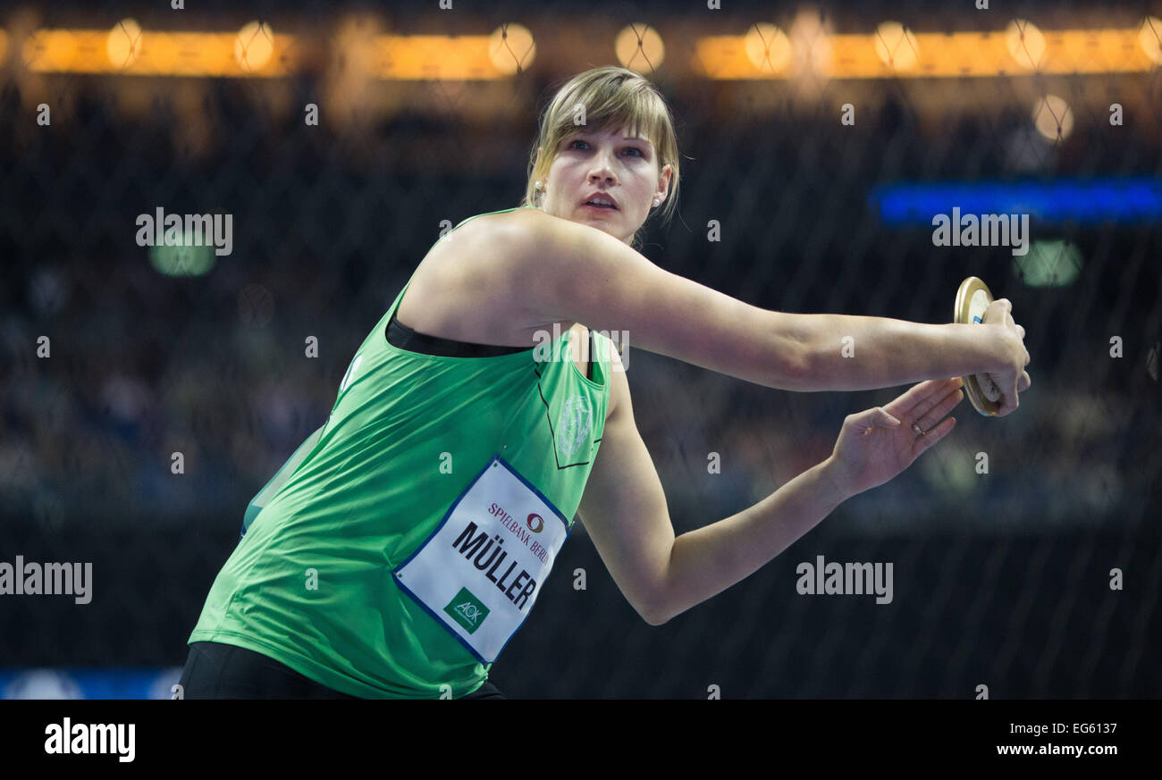 Berlin, Germany. 14th Feb, 2015. Nadine Mueller of Germany in the ...