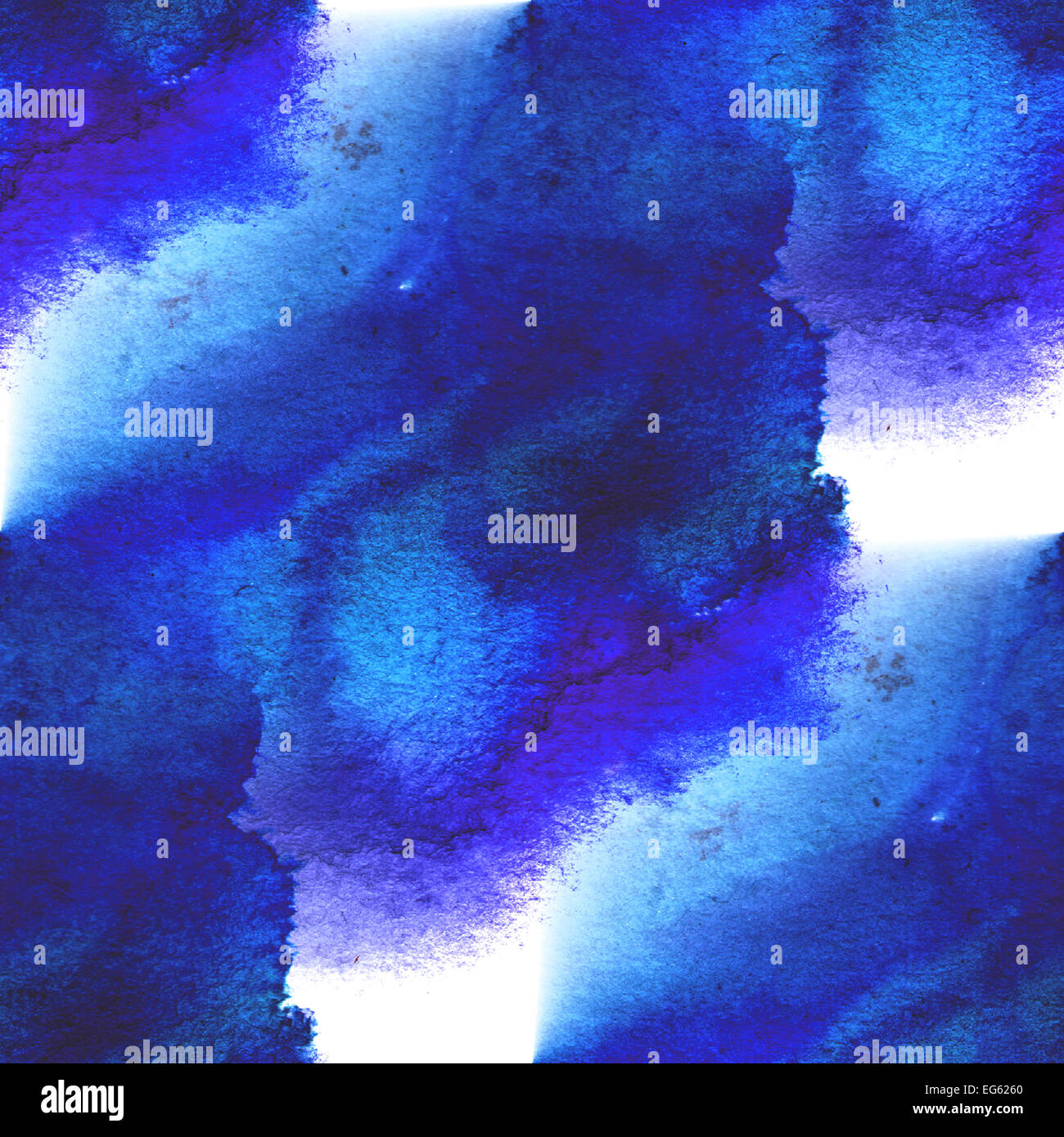frame picture blue palette graphic seamless style texture waterc Stock ...