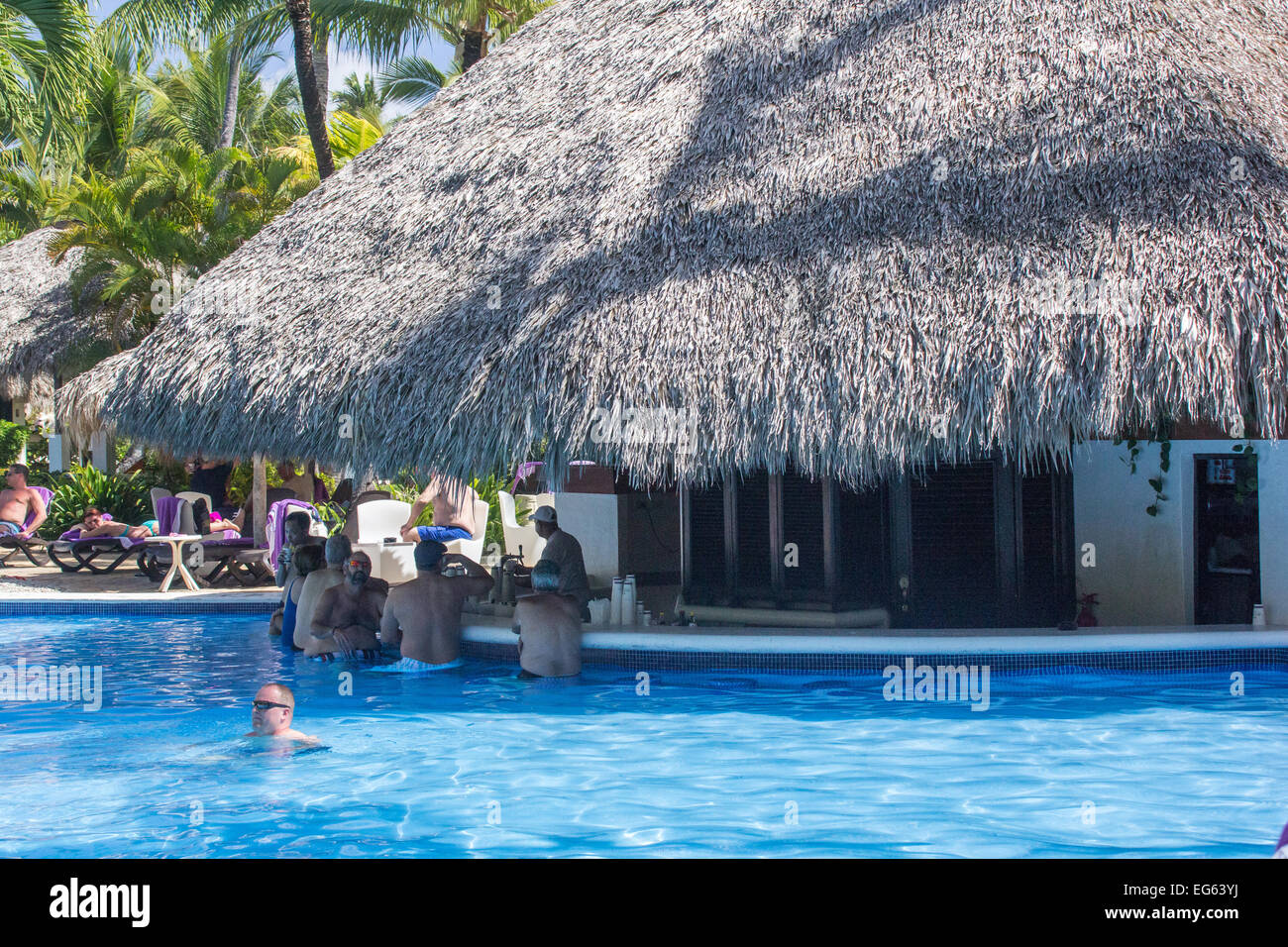 A poolside wet bar at a luxury resort Stock Photo - Alamy