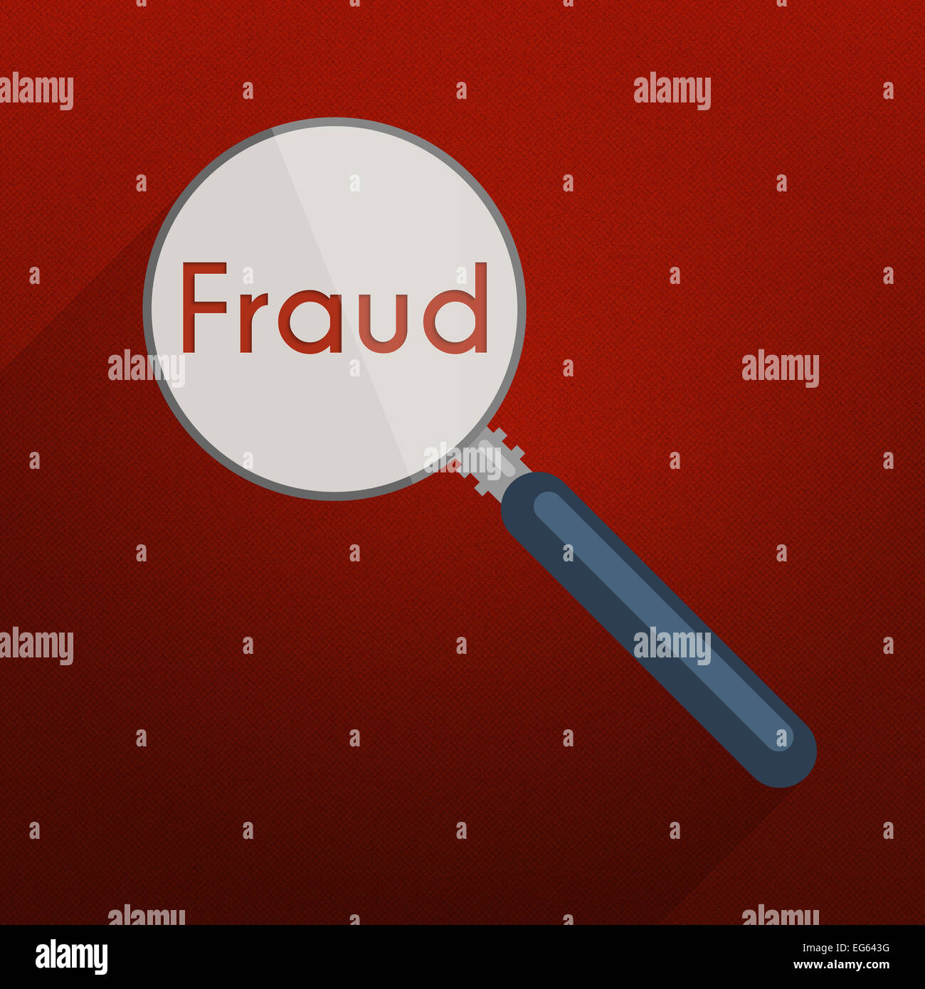 Concept of searching for evidence and clues for infringement, fraud or ...