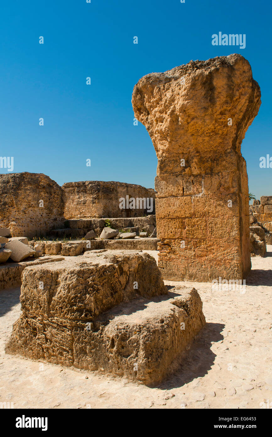Carthage ruins in Tunisia Stock Photo - Alamy