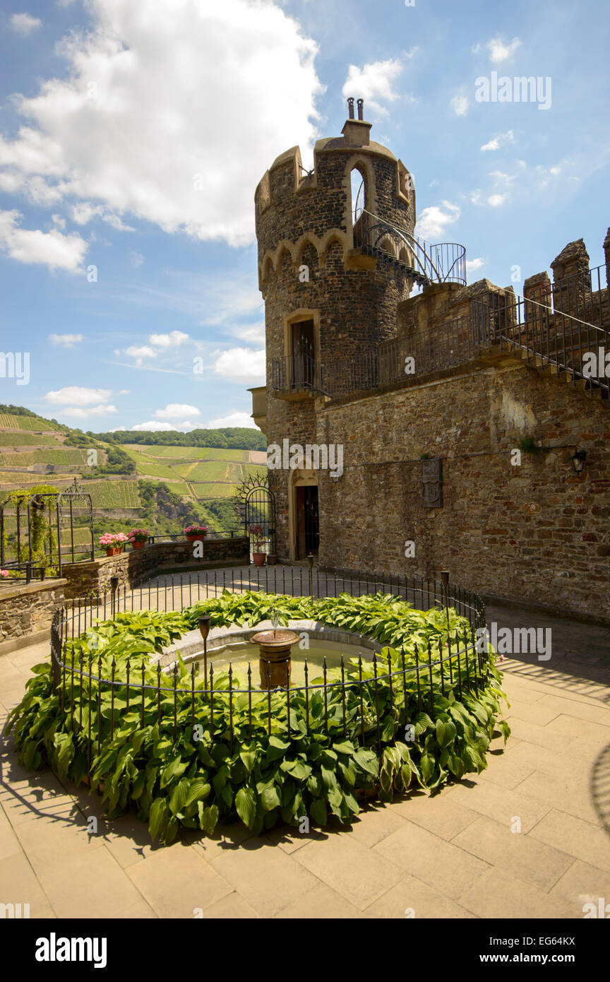 Rheinstein Castle, The Rhine, Germany, Europe Stock Photo - Alamy