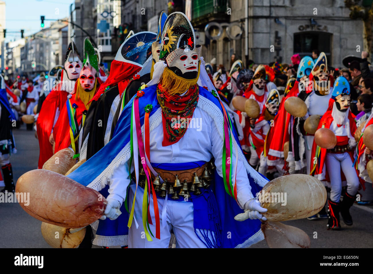 Xinzo de Limia, Galicia (Spain). 17th February 2015."Pantallas" (a ...