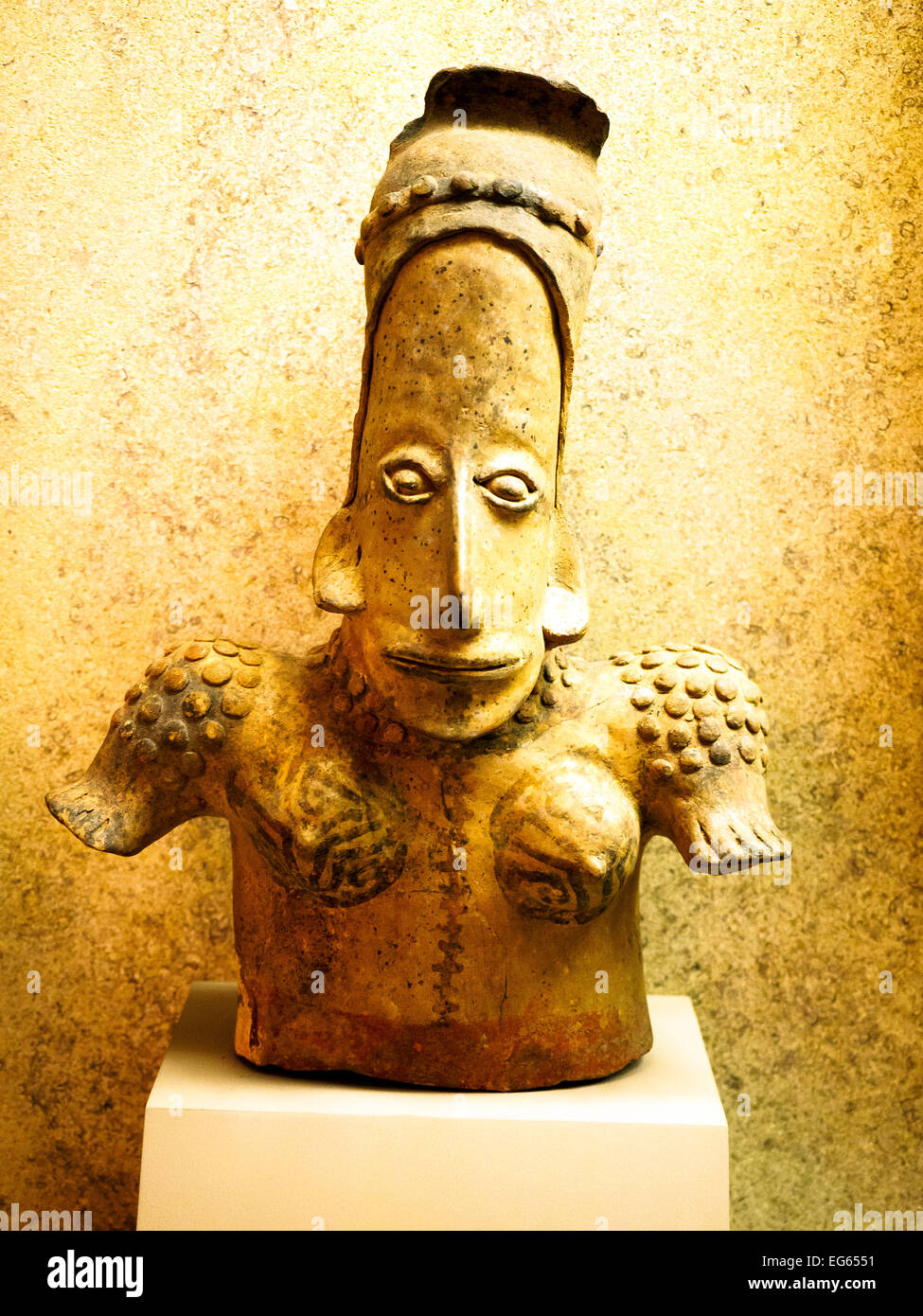 Pottery torso of a female Jalisco, 300 BC- AD 300 Stock Photo - Alamy