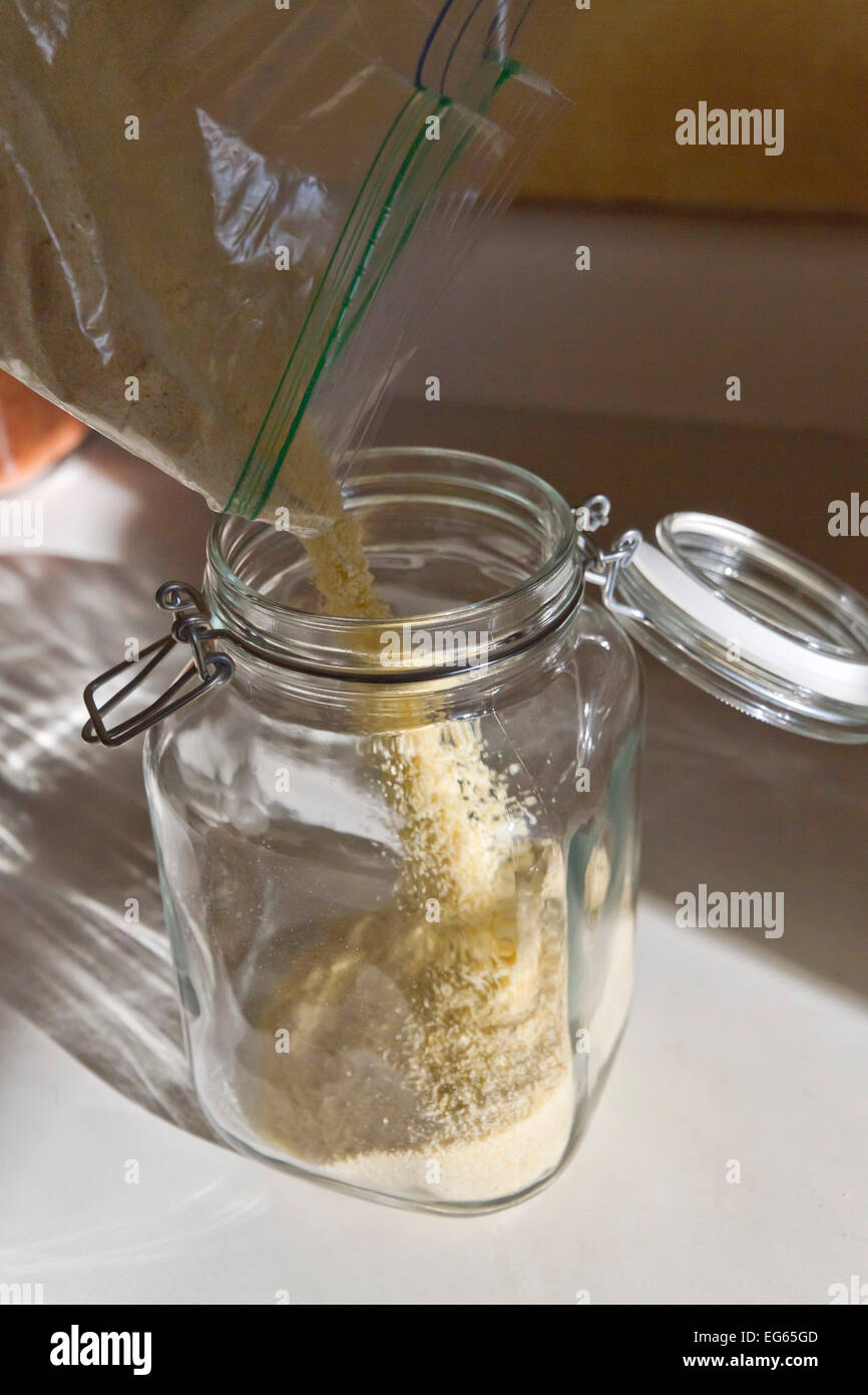 Corn starch bag hi-res stock photography and images - Alamy