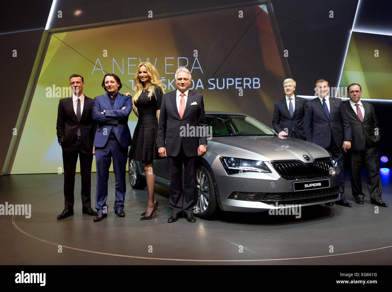 Prague, Czech Republic. 17th February, 2015. Skoda Auto CEO Winfried ...