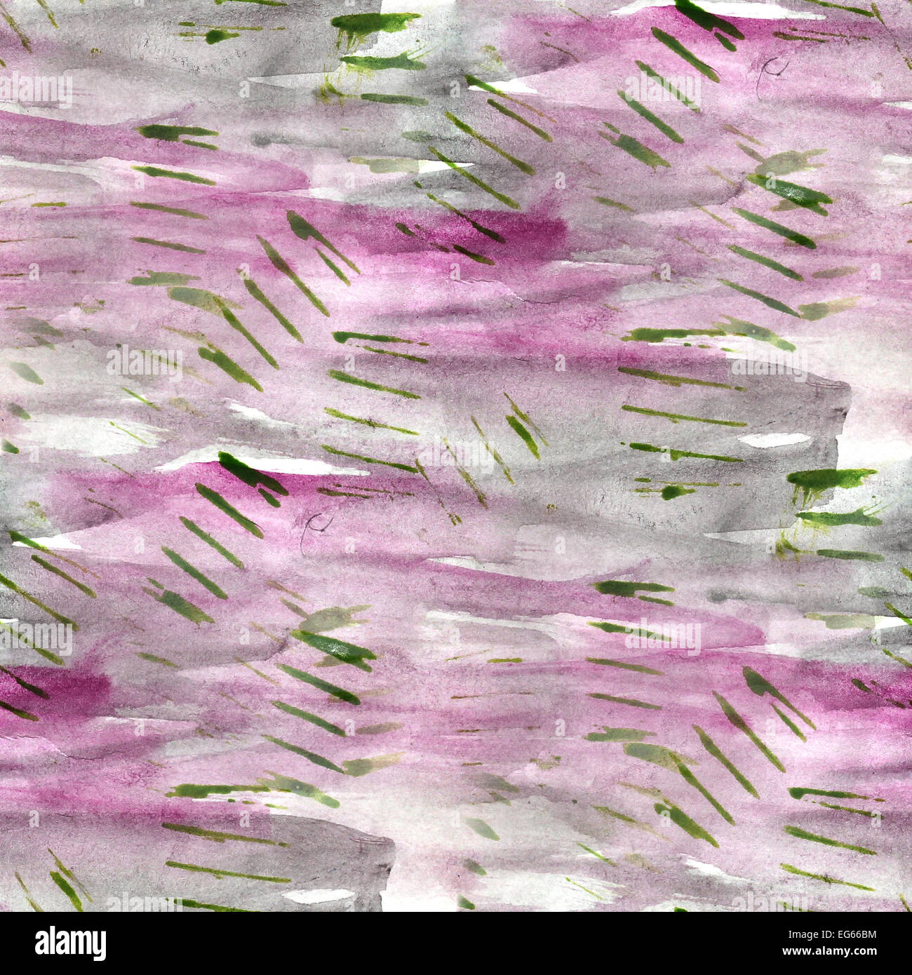 vintage pattern design seamless watercolor purple, green texture Stock ...