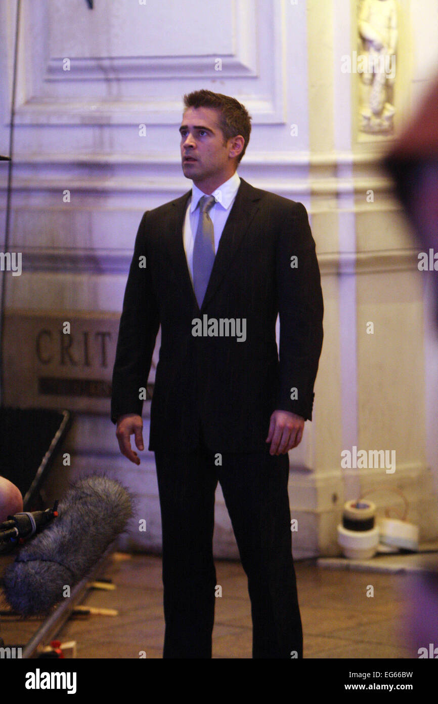 Film set, London Boulevard, Gangster flick Colin Farrell, Ray Winstone ...