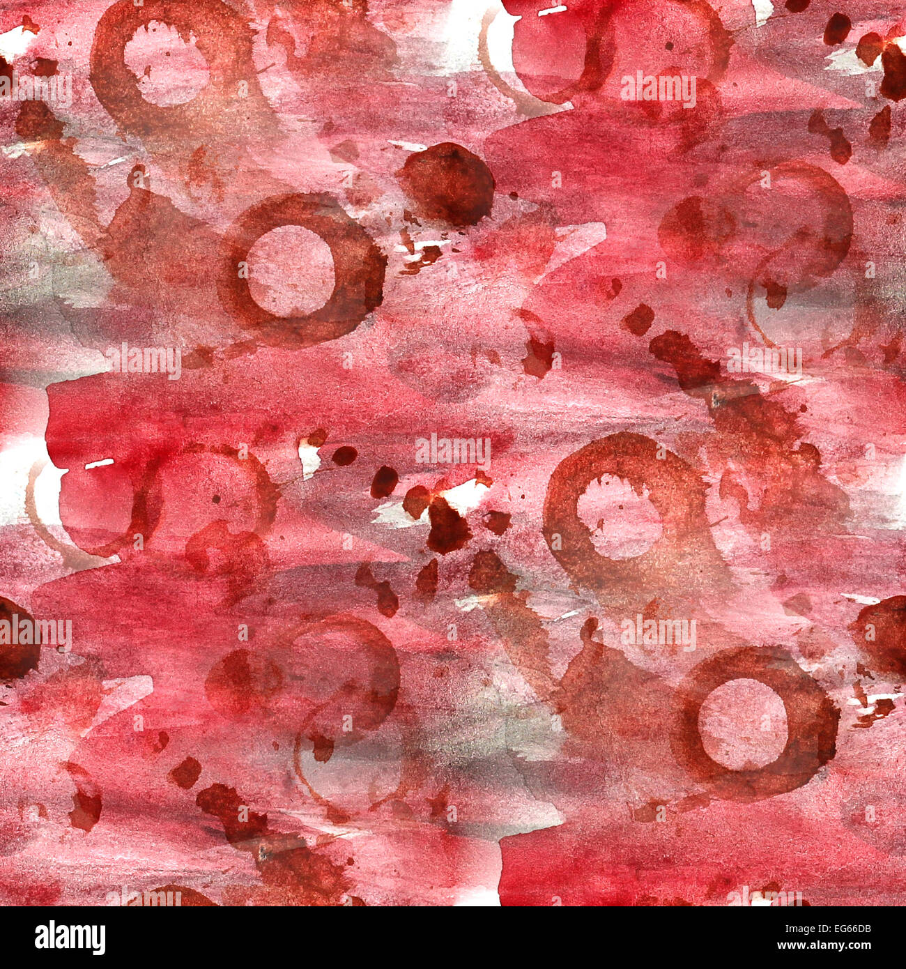 vintage brown, red pattern design seamless watercolor texture ba Stock ...