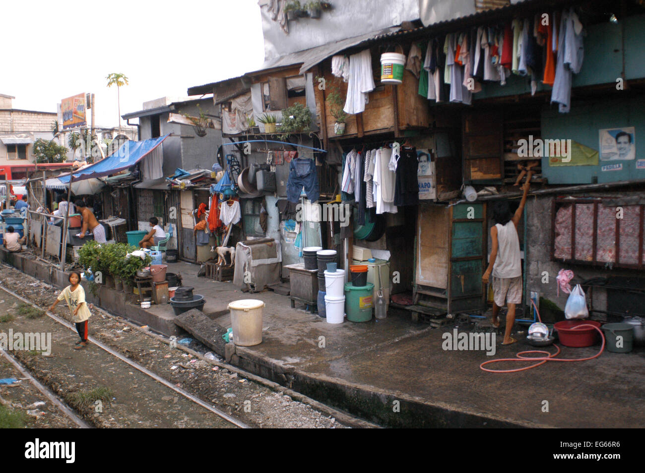 Manila urban squatters hi-res stock photography and images - Alamy