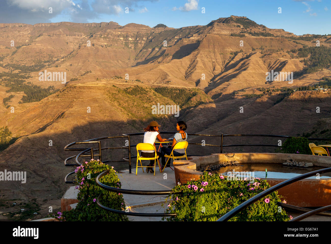 Views Of The Surrounding Countryside From The Terrace Of The Ben Abeba ...