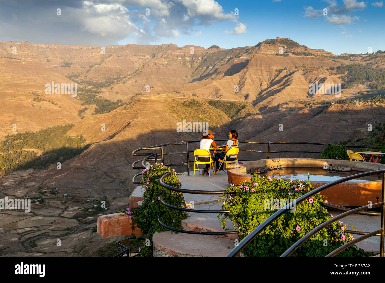 Views Of The Surrounding Countryside From The Terrace Of The Ben Abeba ...
