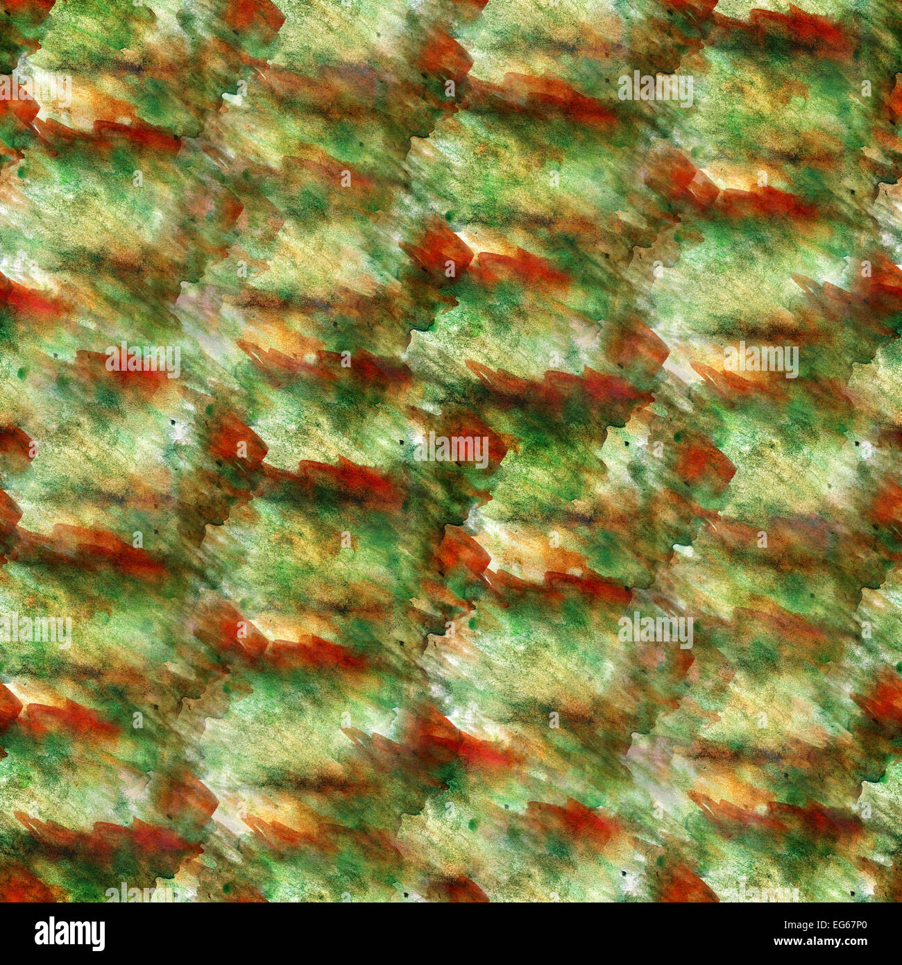 artist watercolor red, green pattern background, art and seamles Stock ...