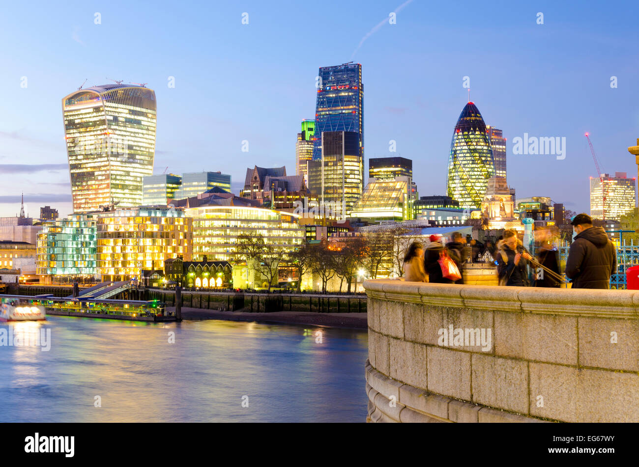 City of london skyline 2015 hi-res stock photography and images - Alamy