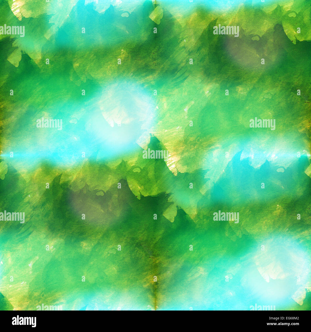 colorful pattern water green texture paint color abstract seamle Stock ...