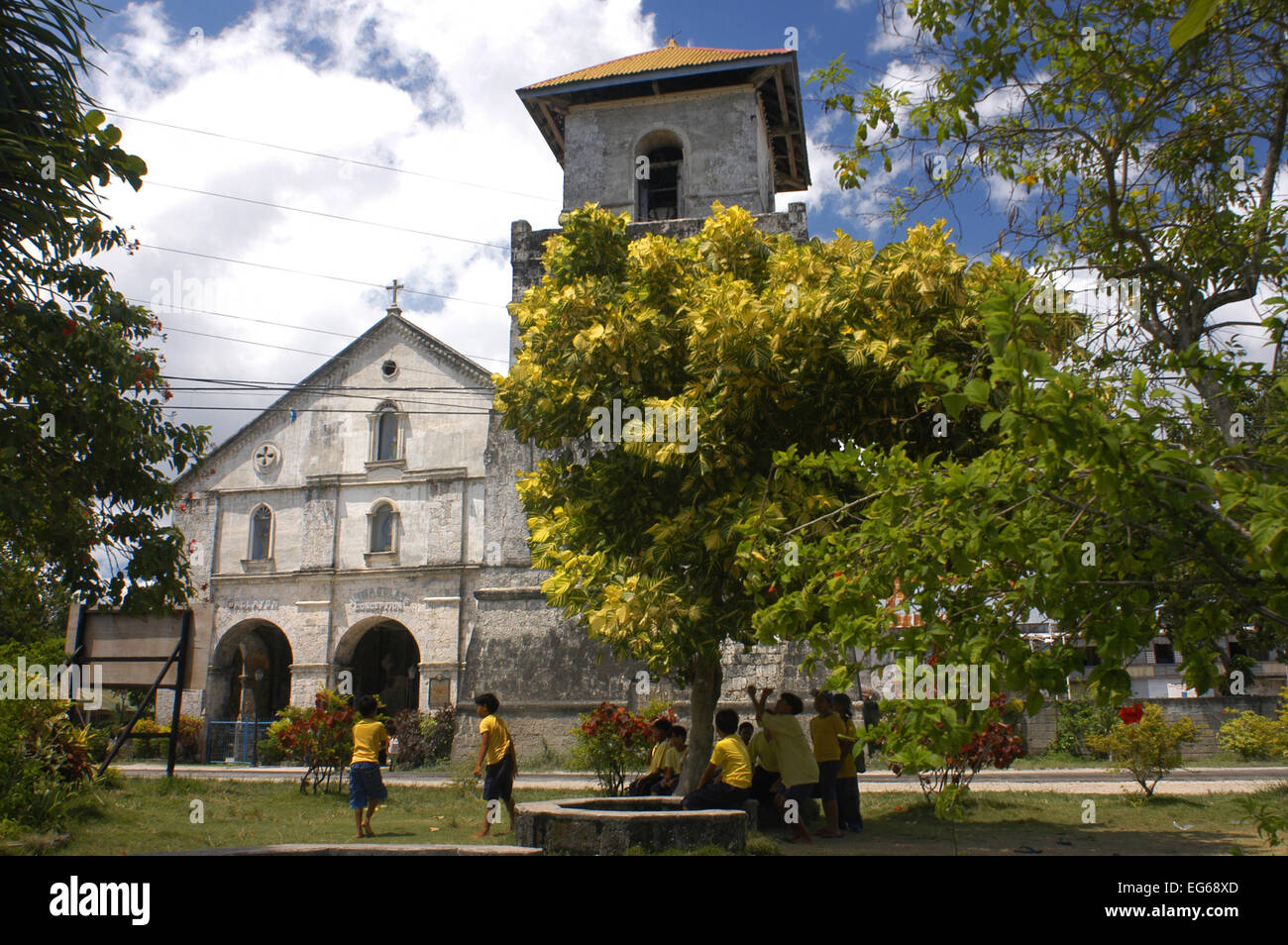 Baclayon Church (1595). Bohol. The Visayas. Philippines. La Purisima ...