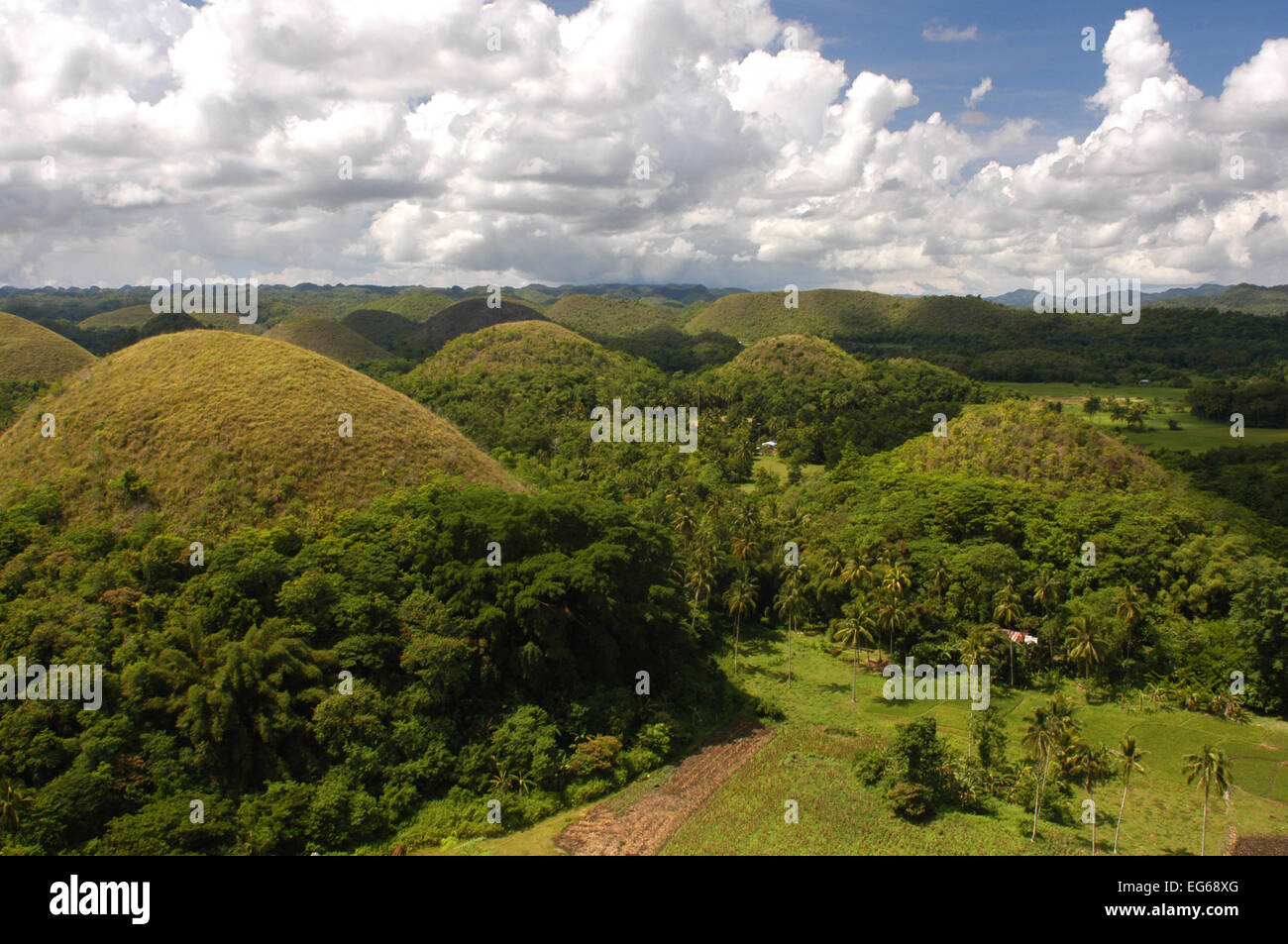 Mountains Chocolate Hills. Bohol. The Visayas. Philippines. The ...