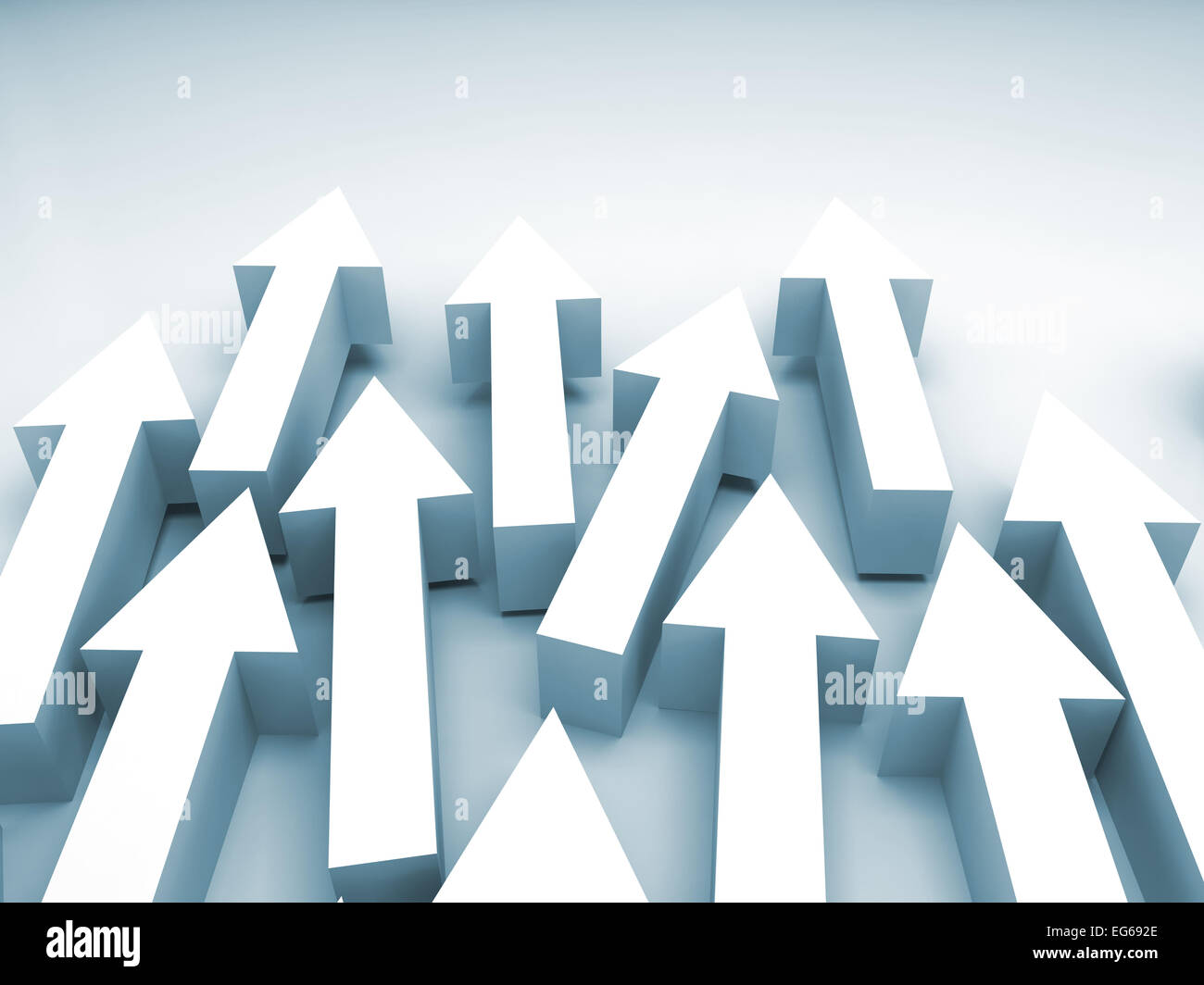 White arrows hi-res stock photography and images - Alamy