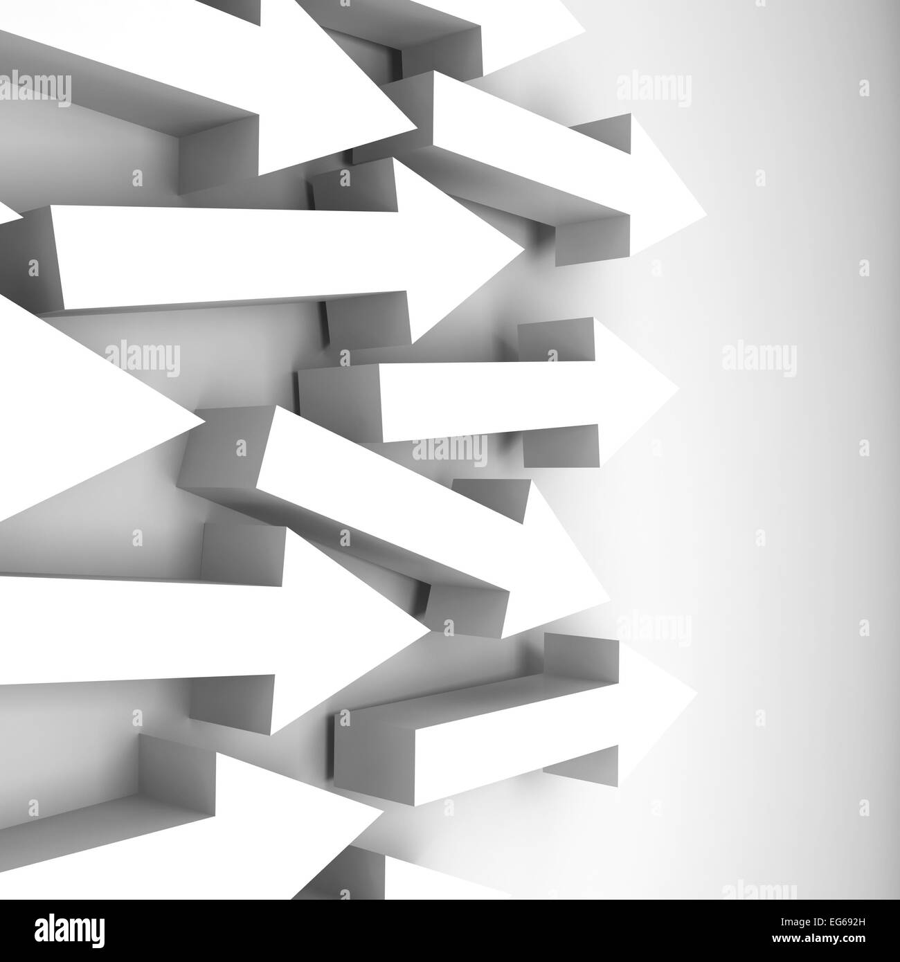 White arrows hi-res stock photography and images - Alamy