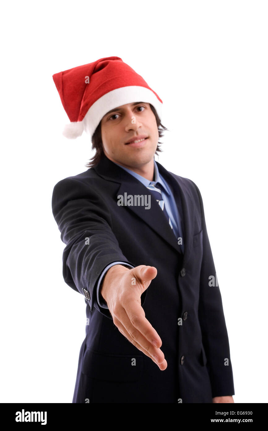Shake hands with santa claus hi-res stock photography and images - Alamy