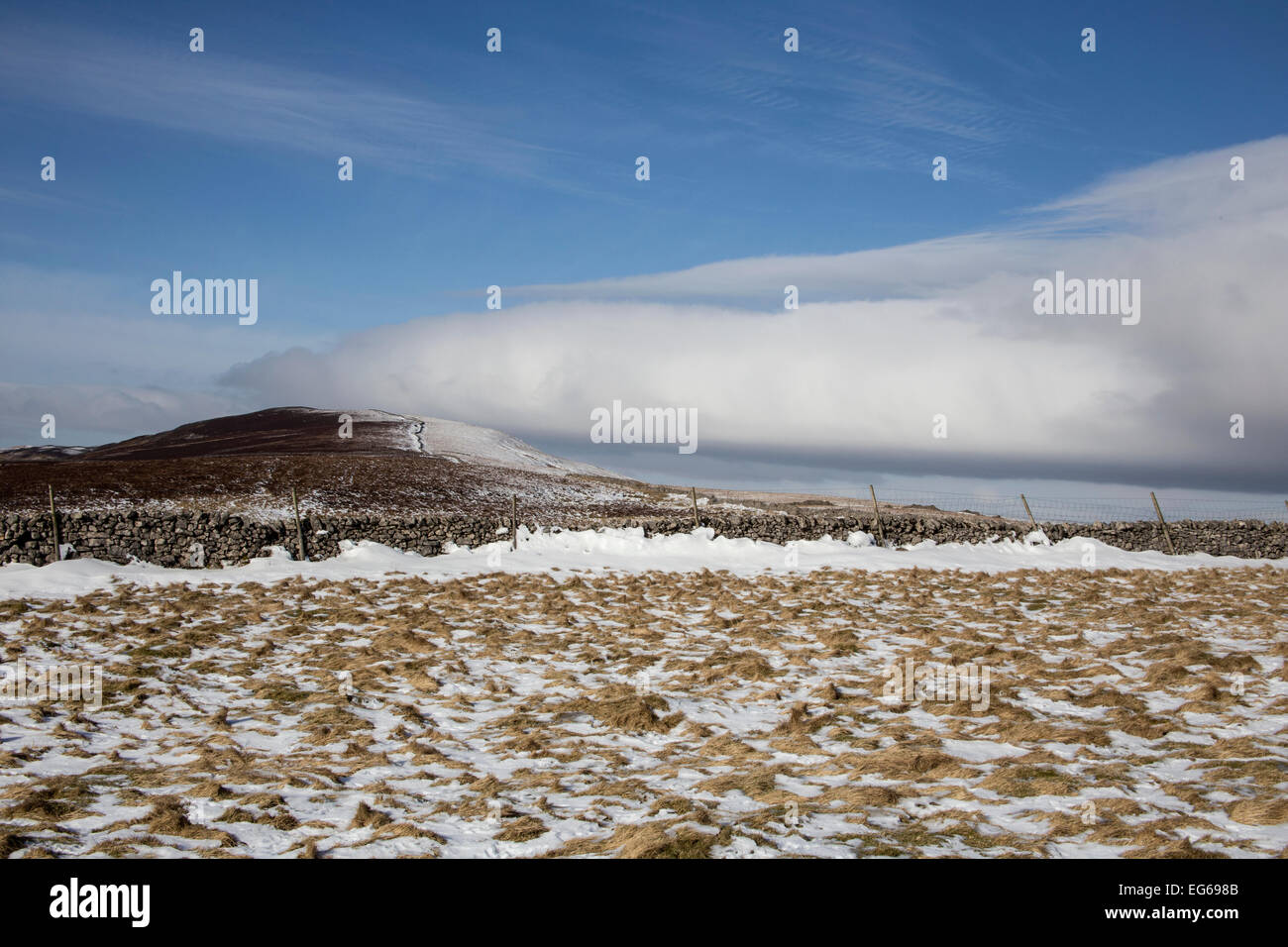 Yorkshire Dales in winter near Kettlewell Stock Photo - Alamy