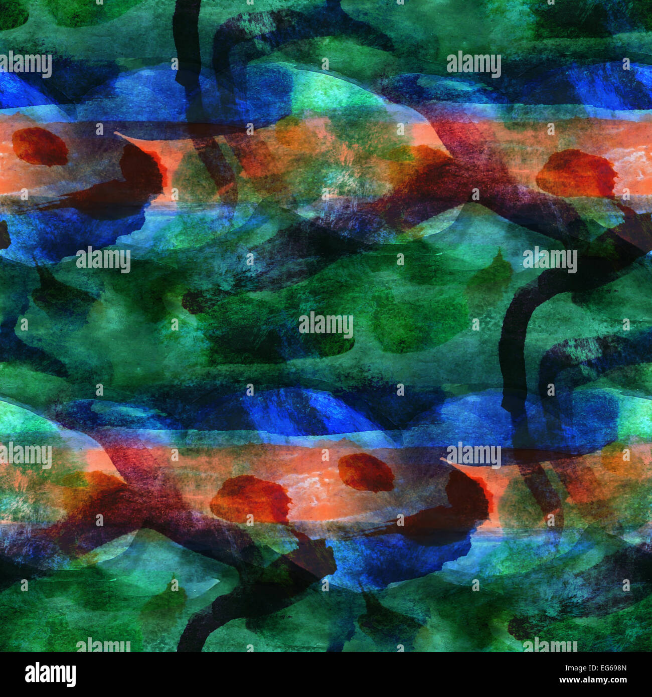 colorful pattern water texture paint abstract color orange, gree Stock ...