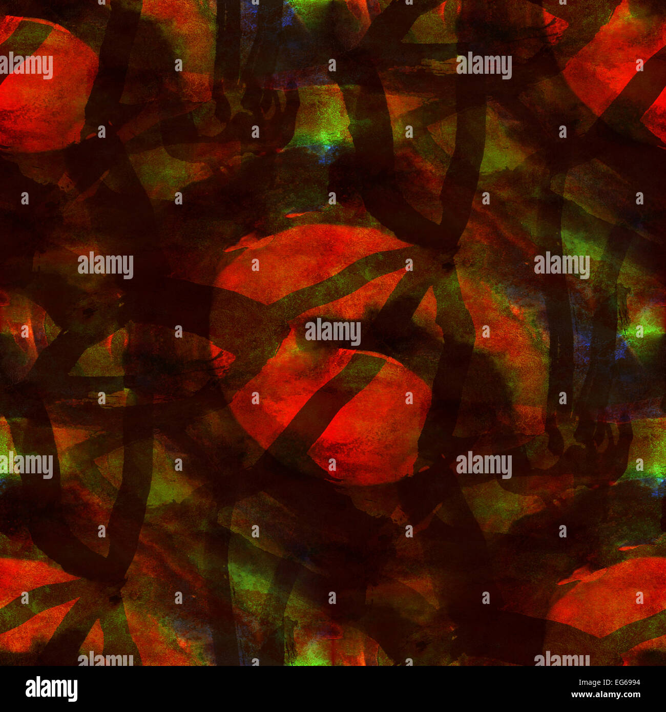 colorful pattern water texture paint abstract color seamless ora Stock ...