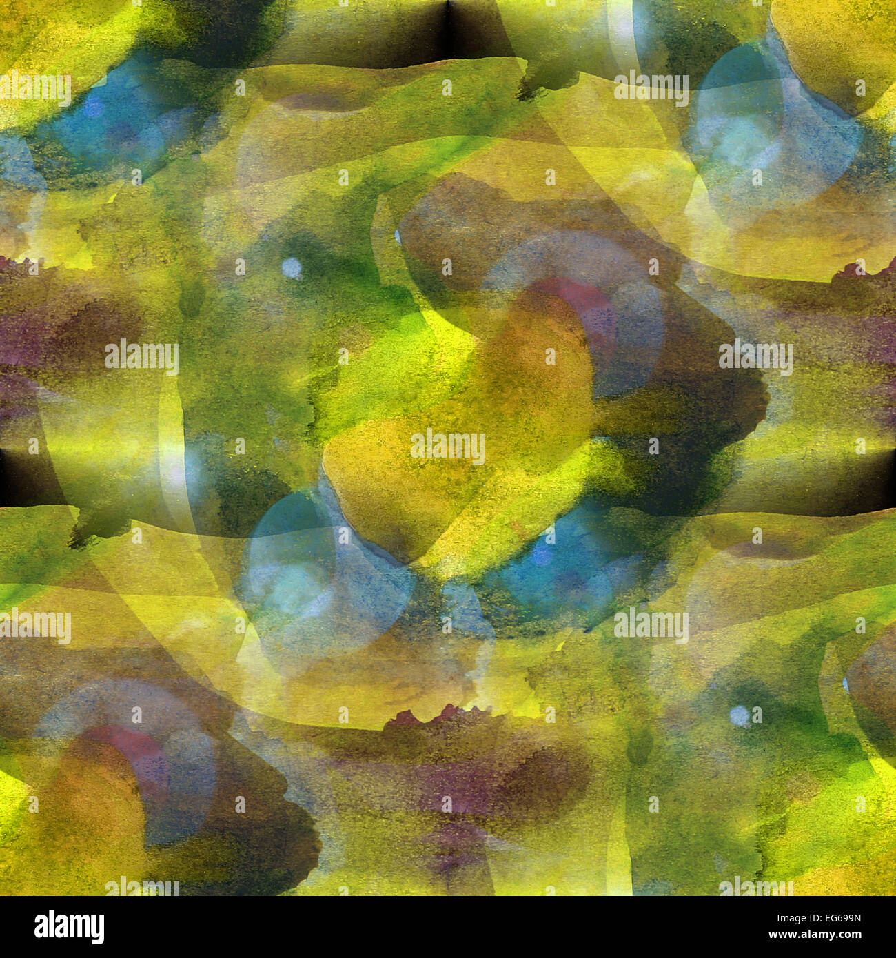 colorful pattern water texture paint abstract yellow, green, blu Stock ...