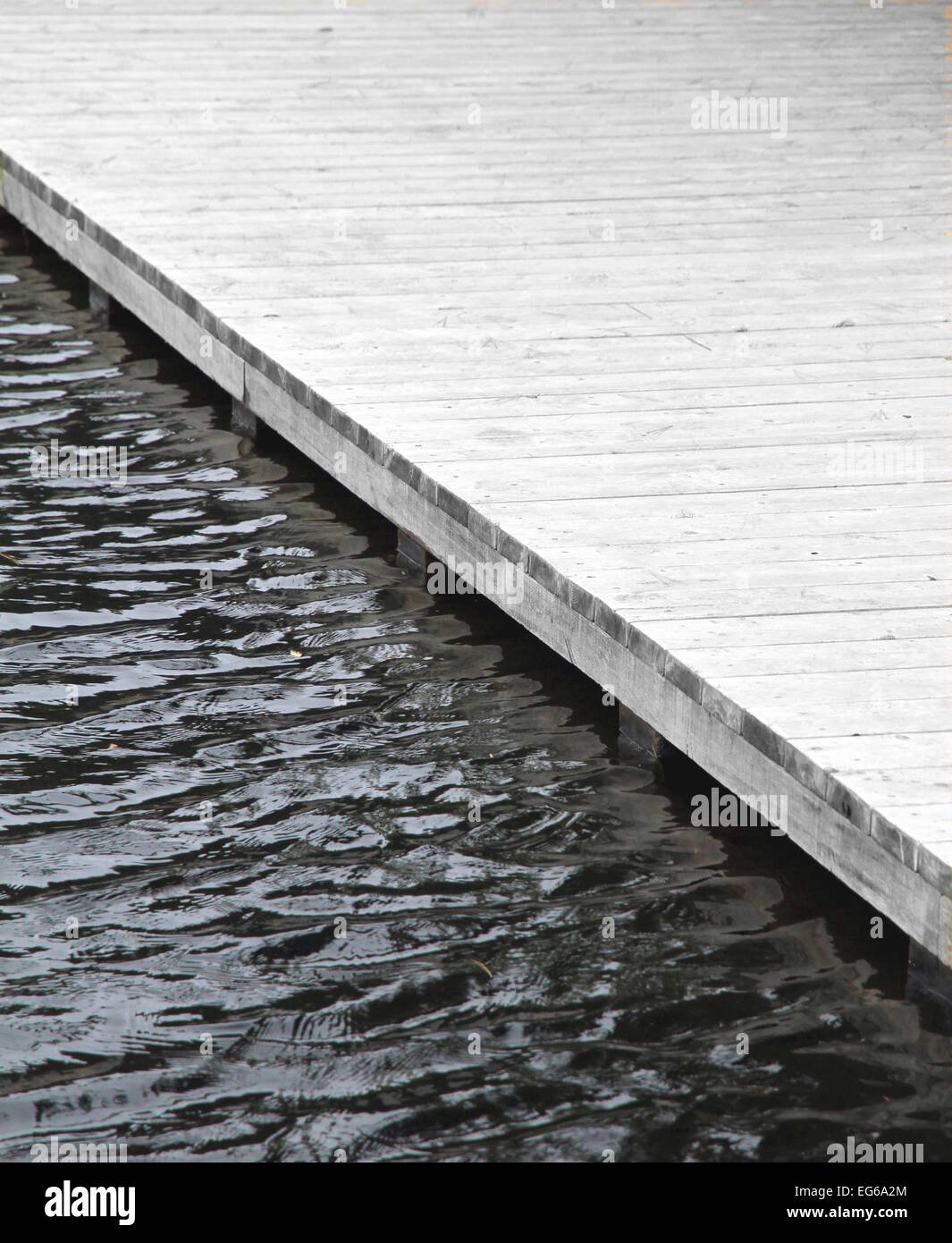 Pier and water Stock Photo - Alamy