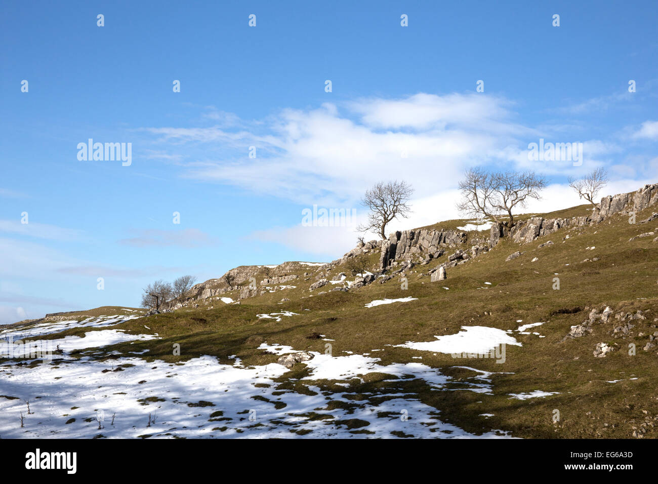 Yorkshire Dales in winter near Arncliffe Stock Photo - Alamy